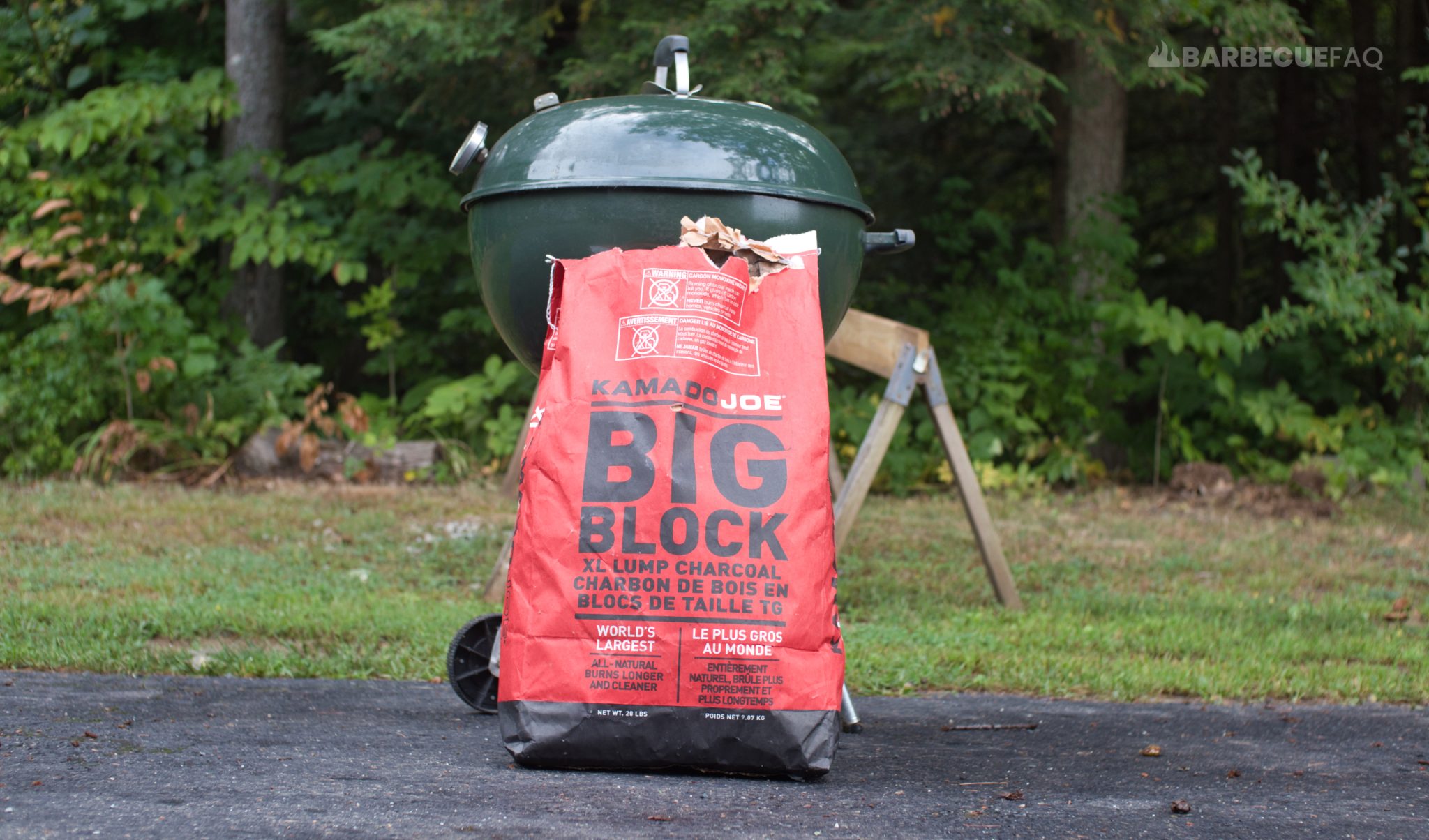 Kamado Joe Charcoal Carbón 100% Quebracho Blanco 60 Kg Pull Start Fire