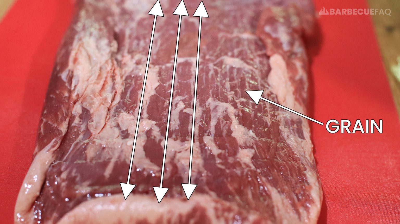 How to Slice or Cut Flank Steak: Identify the Grain - Barbecue FAQ