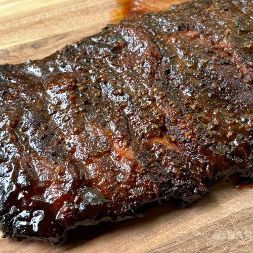 Wicked Simple Smoked Spare Ribs Recipe with a Tangy, Sweet Glaze ...