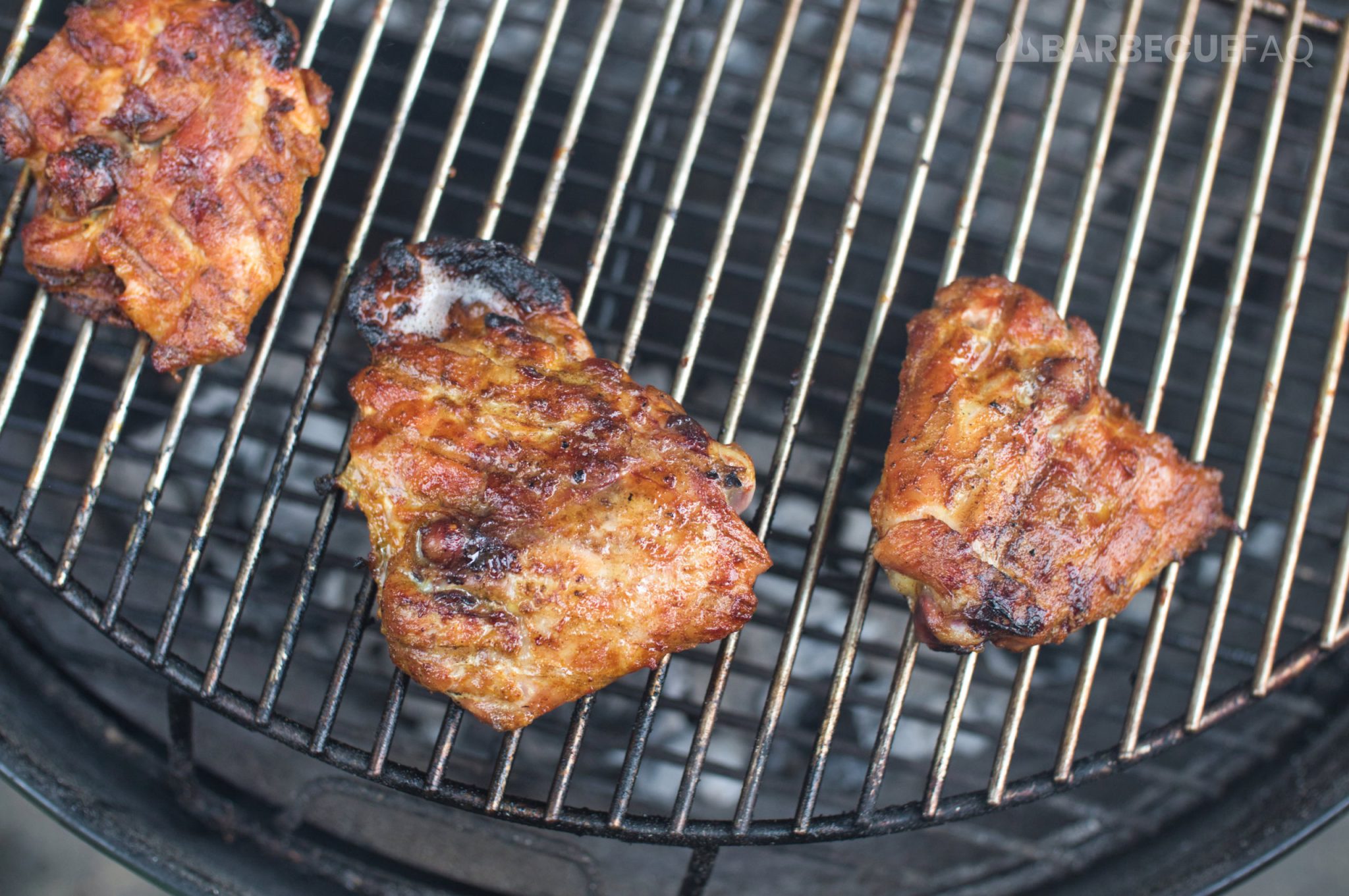 Direct Heat BBQ Chicken Thighs Recipe w/ Crispy Skin - Barbecue FAQ