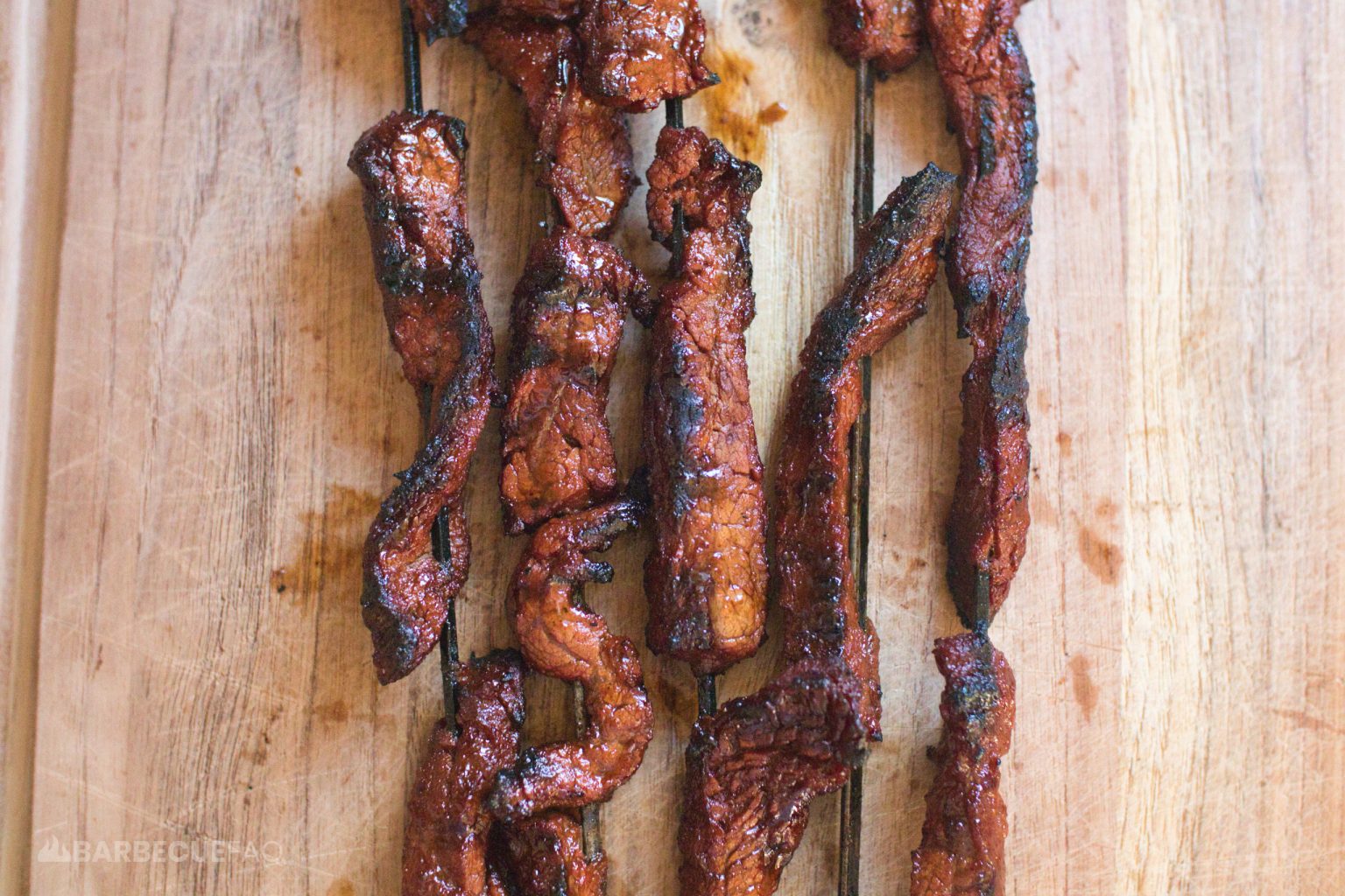 Korean Beef Steak on a Stick Recipe - Barbecue FAQ