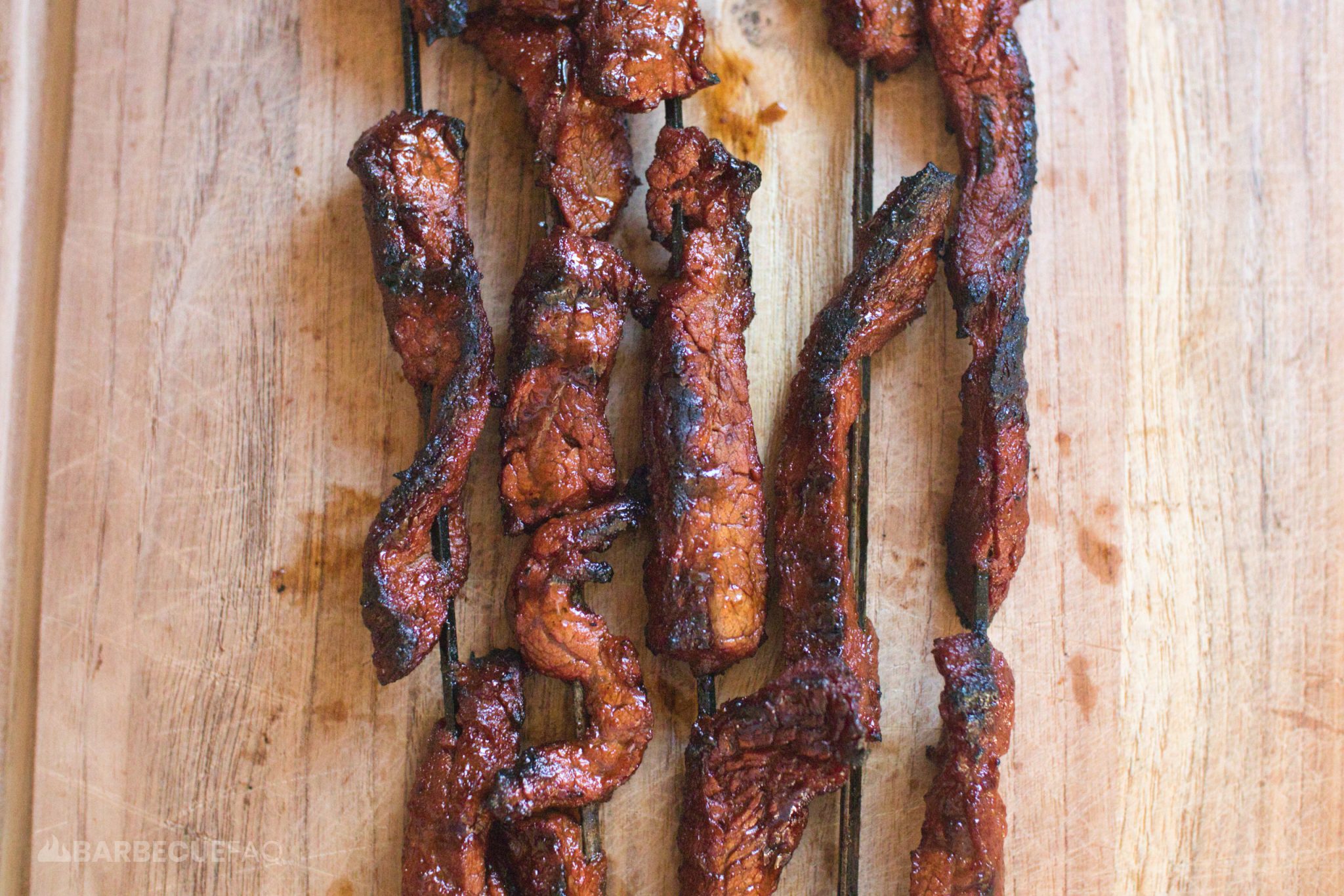 Korean Beef Steak on a Stick Recipe - Barbecue FAQ