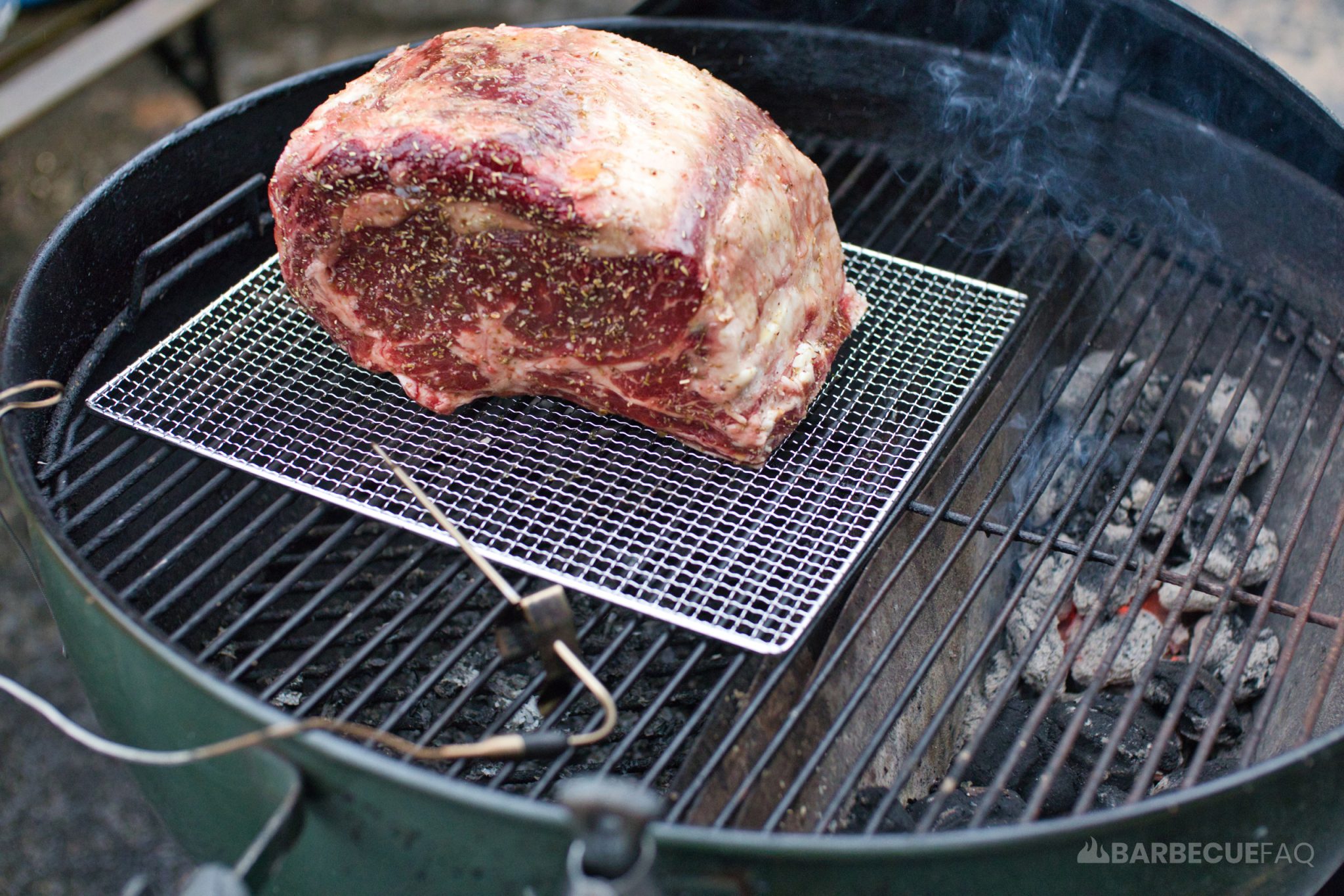 Smoked Prime Rib Recipe on the Weber Kettle - Barbecue FAQ