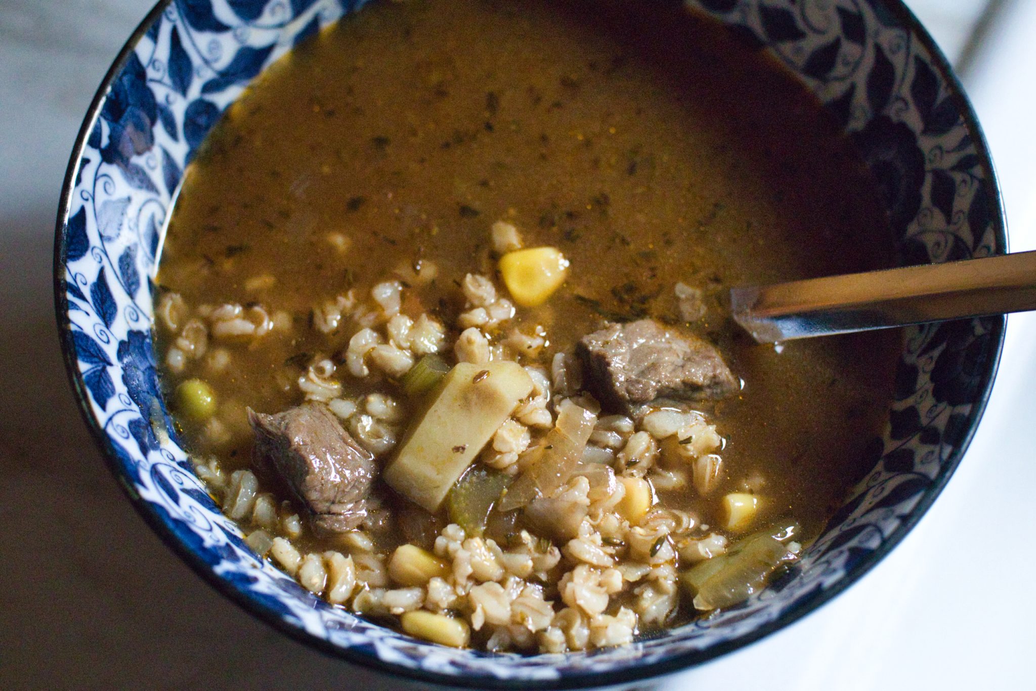 One-Pot Beef, Veggie, Barley Soup - Barbecue FAQ